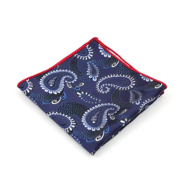 Luxury 1Pcs Rumal Paisley Silk 23x23cm Hankies Men's Pocket Square ...