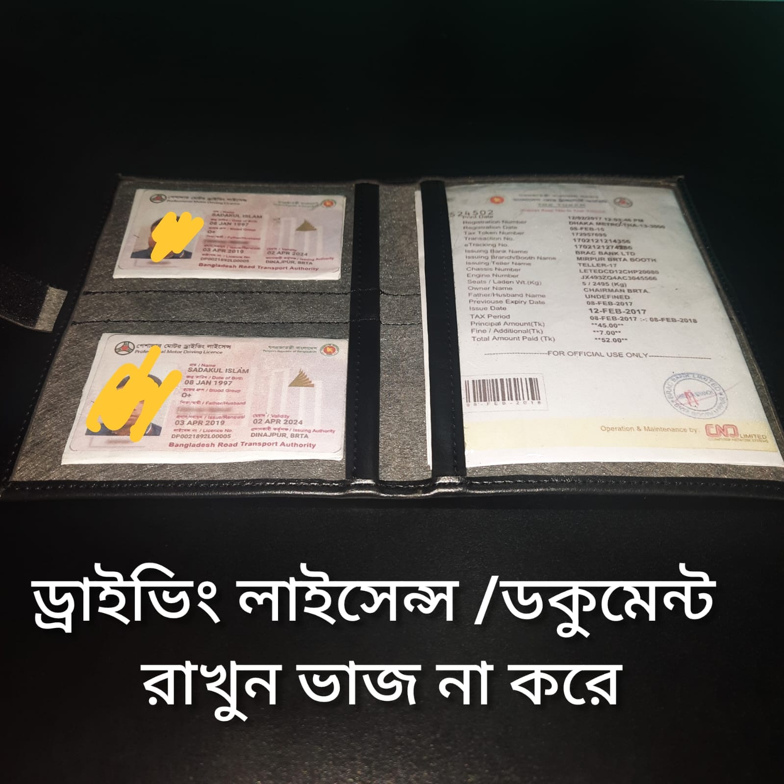 Men's Leather Driver License Holder, Leather Driver License Holder ...