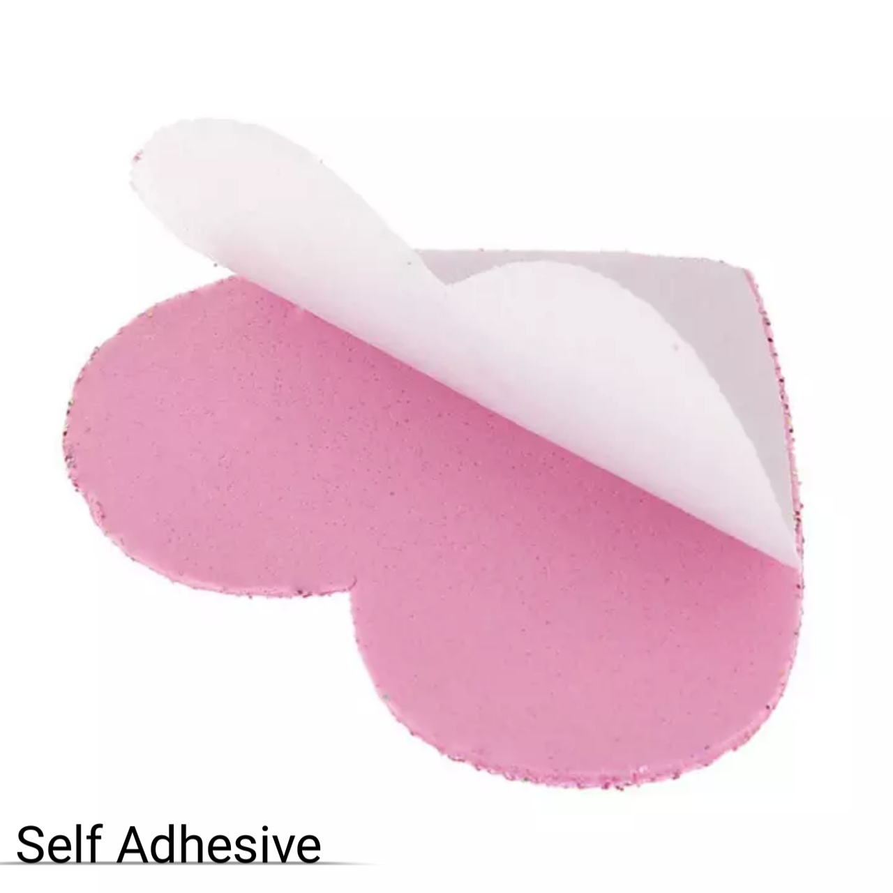 Glitter Foam LOVE/HEART Self-Adhesive - Ideal for Arts & Crafts Projects
