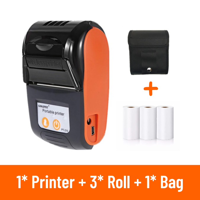 Thermal Receipt Printer, 58mm Portable POS Printer USB Bluetooth ...