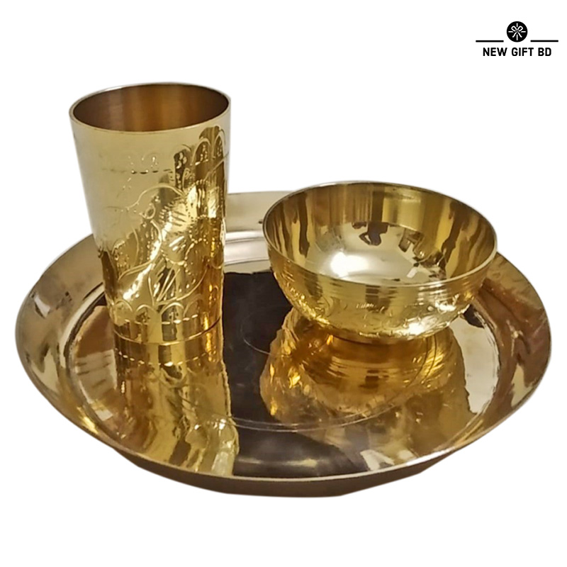 Glass Set Pure Kasa plate Pitoler bati and pitoler glass | Daraz.com.bd