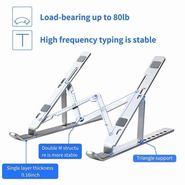 Laptop Stand Creative Folding Storage Bracket for 10-17 Inch Tablet ...