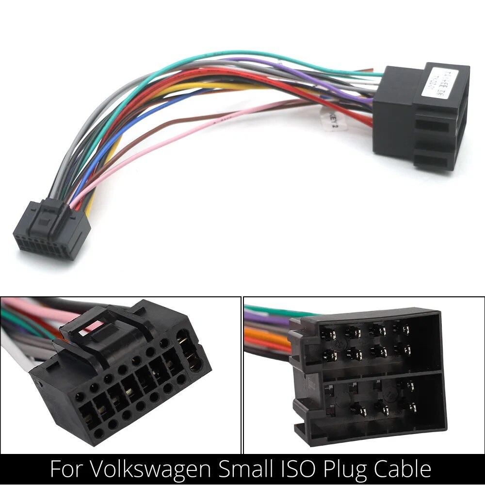 16 Pin Extension Line Wire Harness Kit Power Speak Cable Adapter for ...