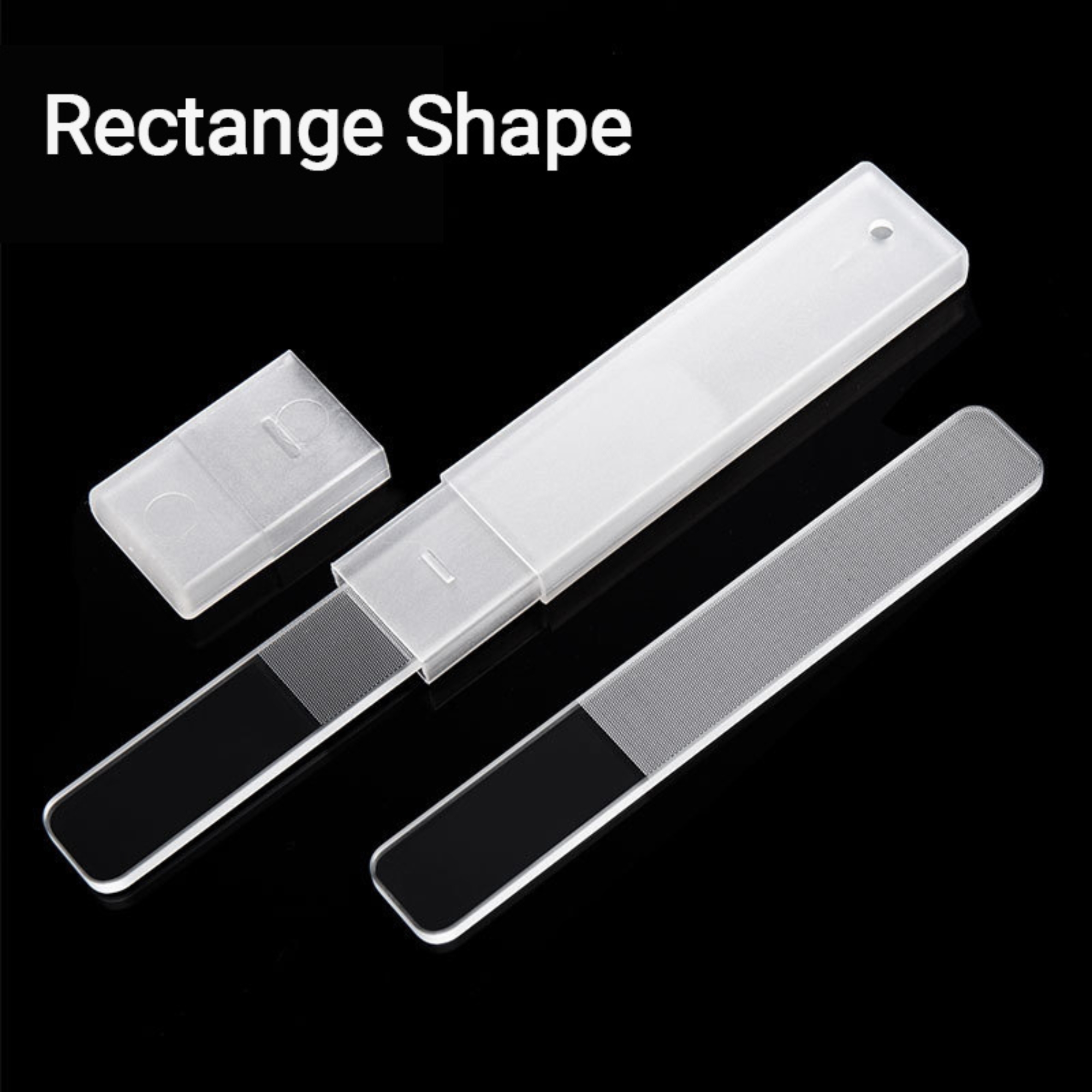 Nano Glass Nail File - Durable Shiner Manicure Files Nail Buffer File ...