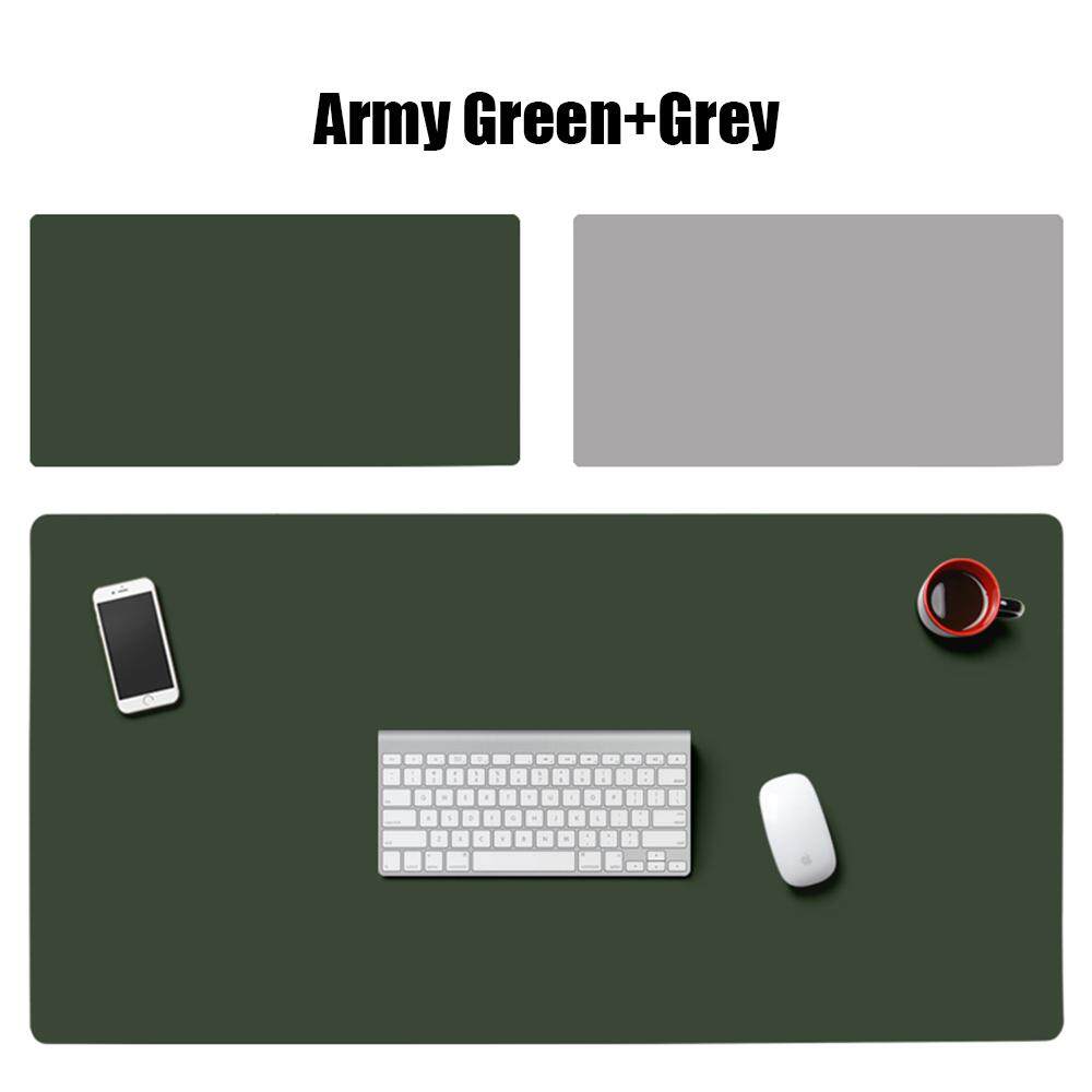 Soft Modern Desktop Laptop Large Leather Double-sided Mouse Pad Table ...