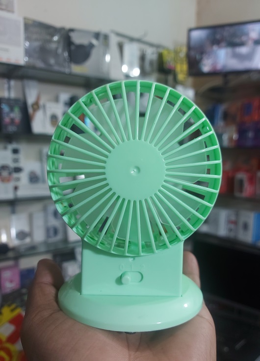 Mini Charge Double Wind Blade Fan Rechargeable | Daraz.com.bd