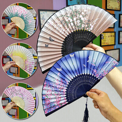 Folding Chinese Hand Fan Or Hat Pakha - Made By Plastic Print Styles ...