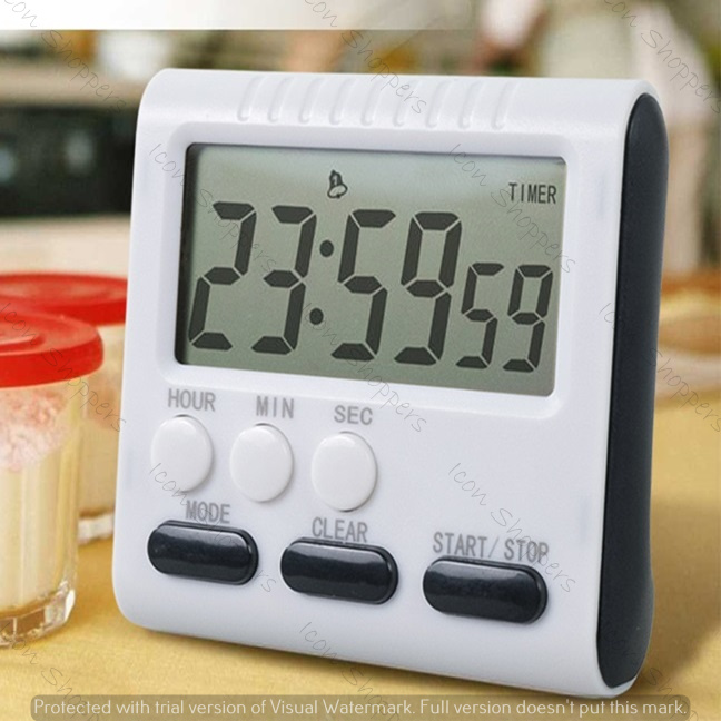 Digital Display Kitchen timer Stopwatch Clock | Daraz.com.bd