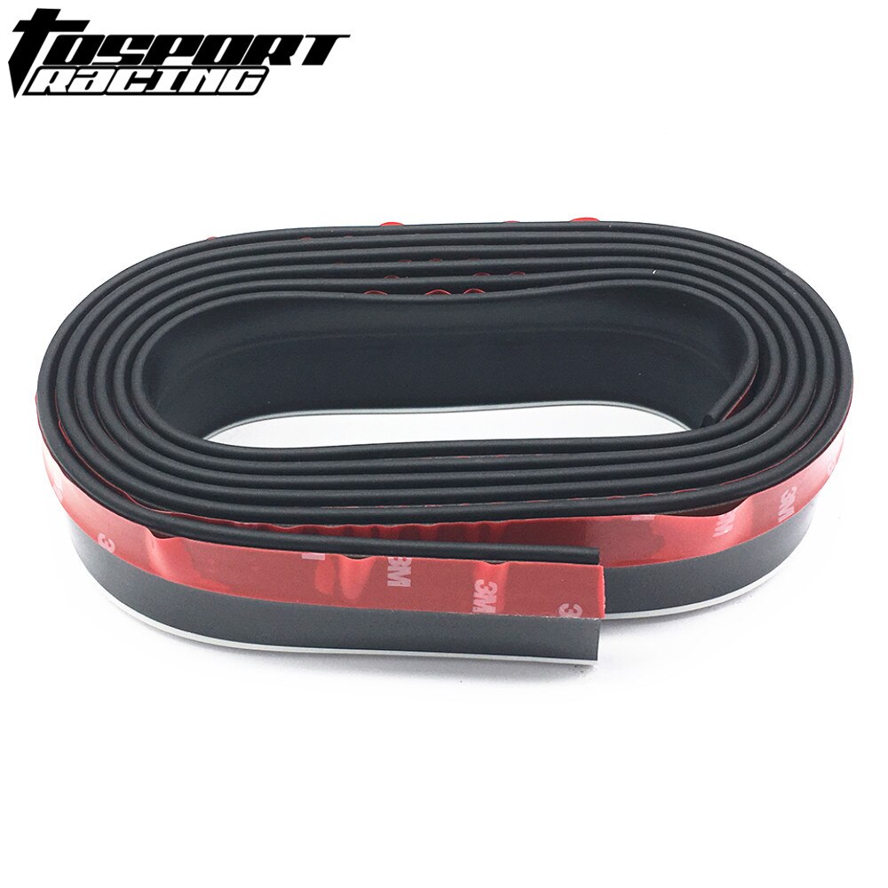 2.5M Car Front Bumper Lip Protector Rubber Splitter Valance Chin Body ...