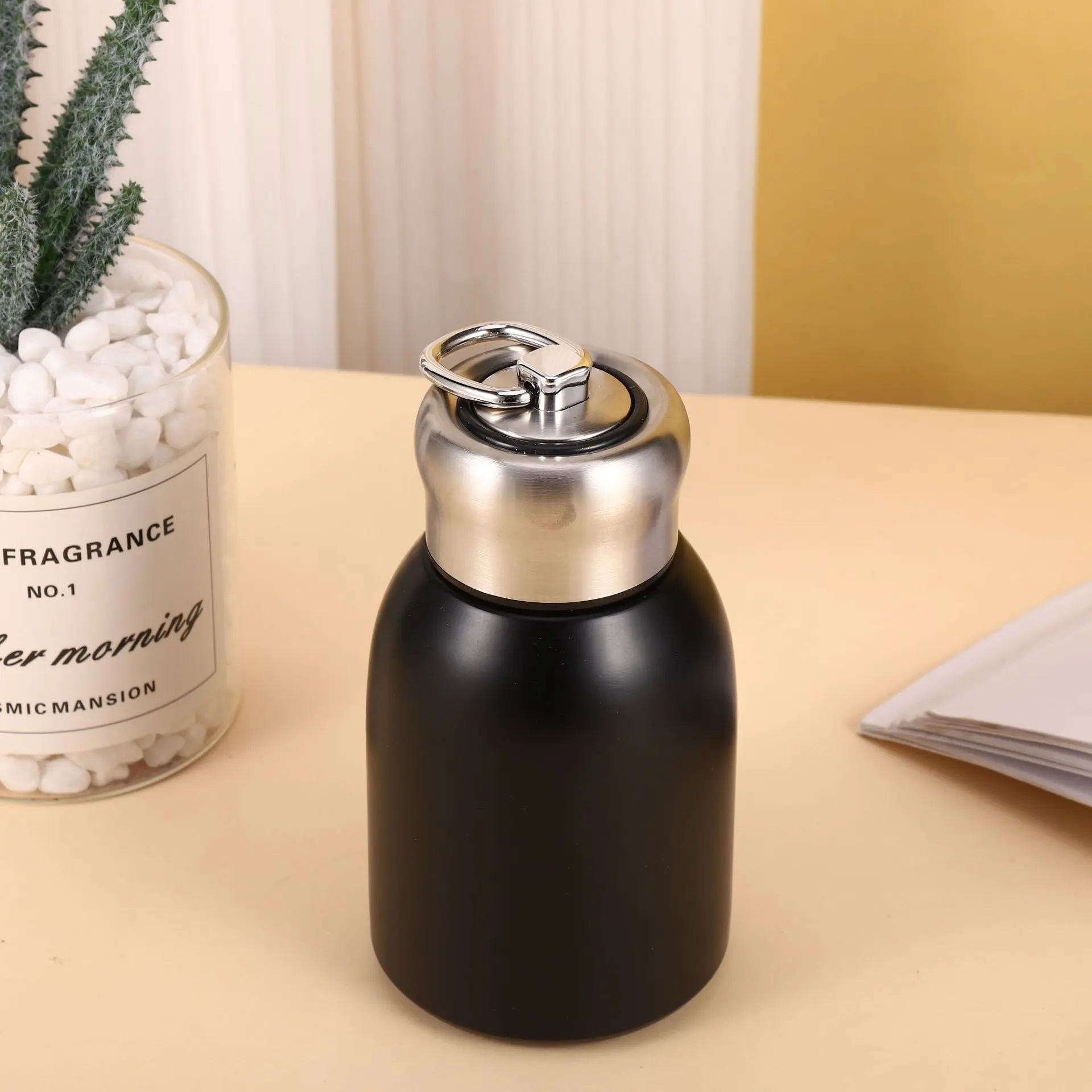 300ml Mini Vacuum Flask Stainless Steel Cup Thermal Bottle Travel ...