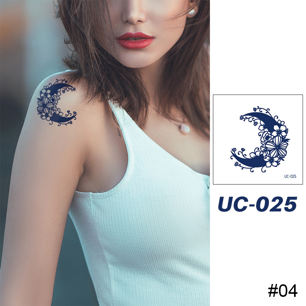 Small Fresh Single Pattern Tattoo Stickers Waterproof Long Lasting ...