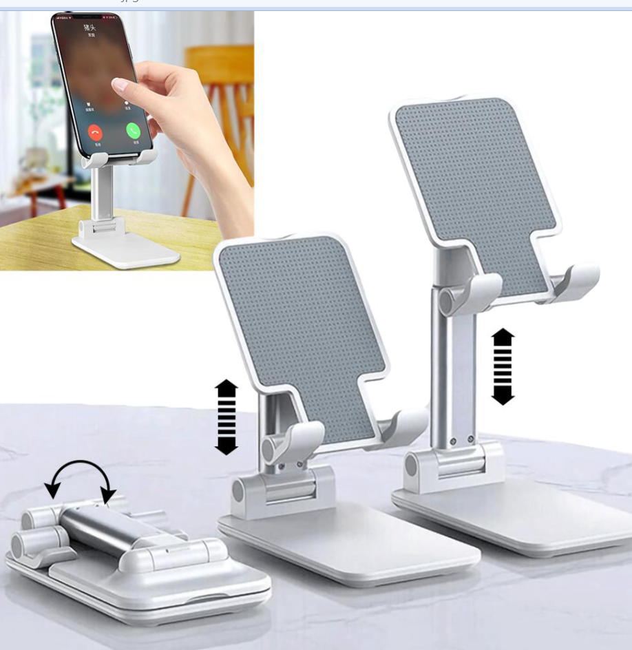 T1 Universal Ergonomic Collapsible Adjustable Desktop Tablet Mobile ...