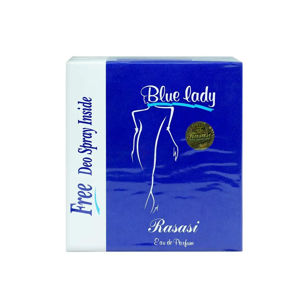 Rasasi Blue Lady EDP 40ml + 30ml Deo Spray