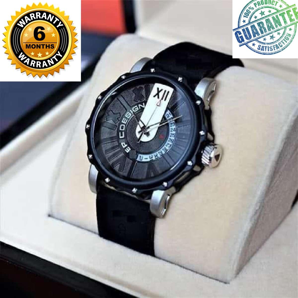 Leather Chronograph Watch For Men | Daraz.com.bd