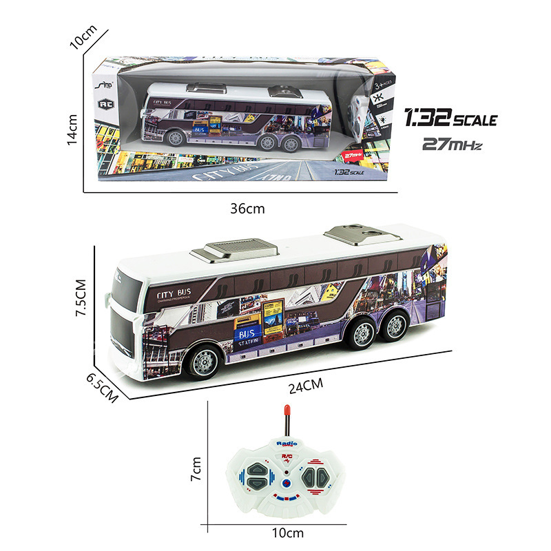 GC Remote Control Car Model 4CH Simulation City Service Car RV ...