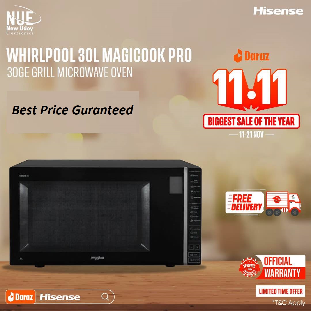 Whirlpool 30L Magicook Pro 30GE Grill Microwave Oven Official | Daraz ...
