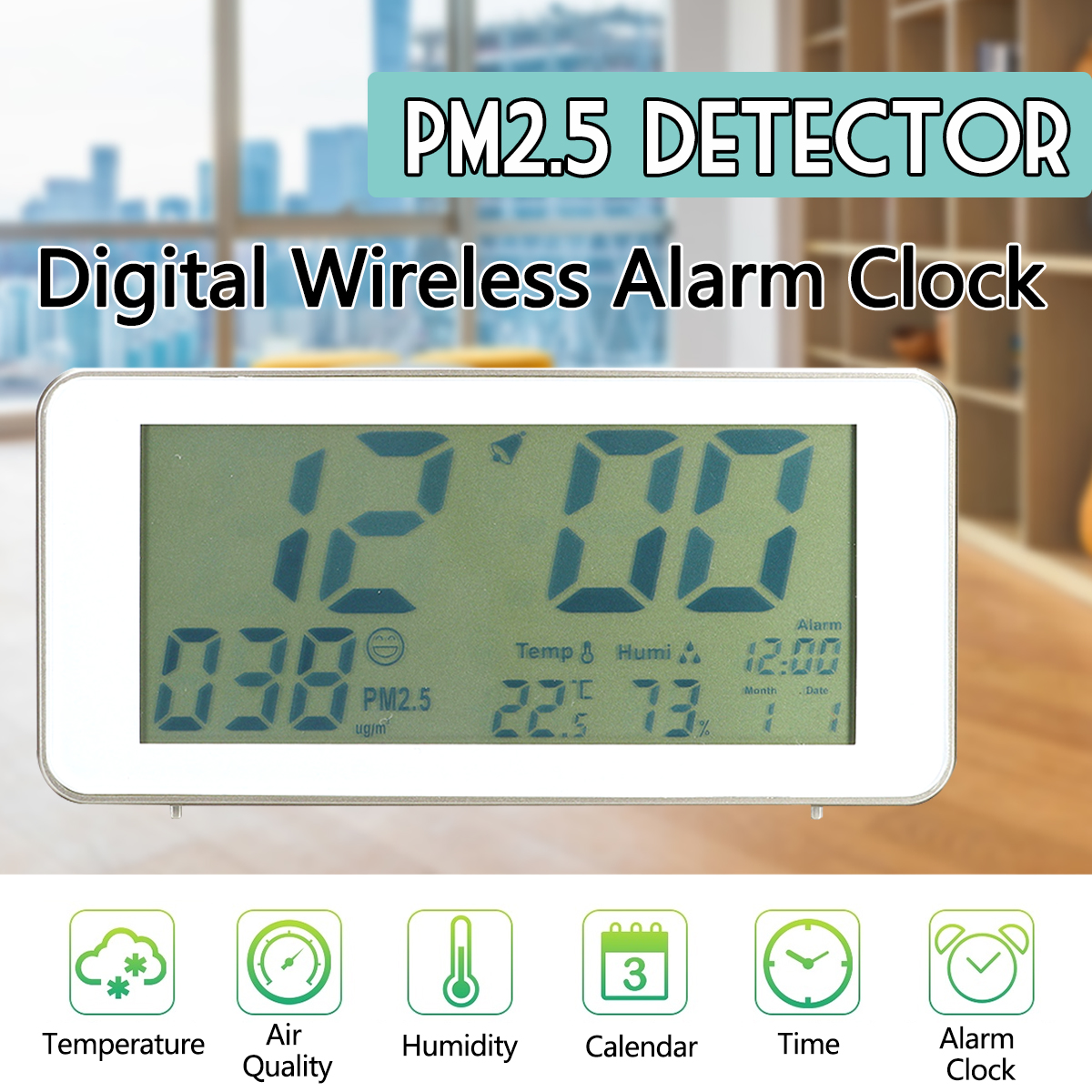 Conventional Portable Electronic PM2.5 Detector Air Quality Tester USB ...