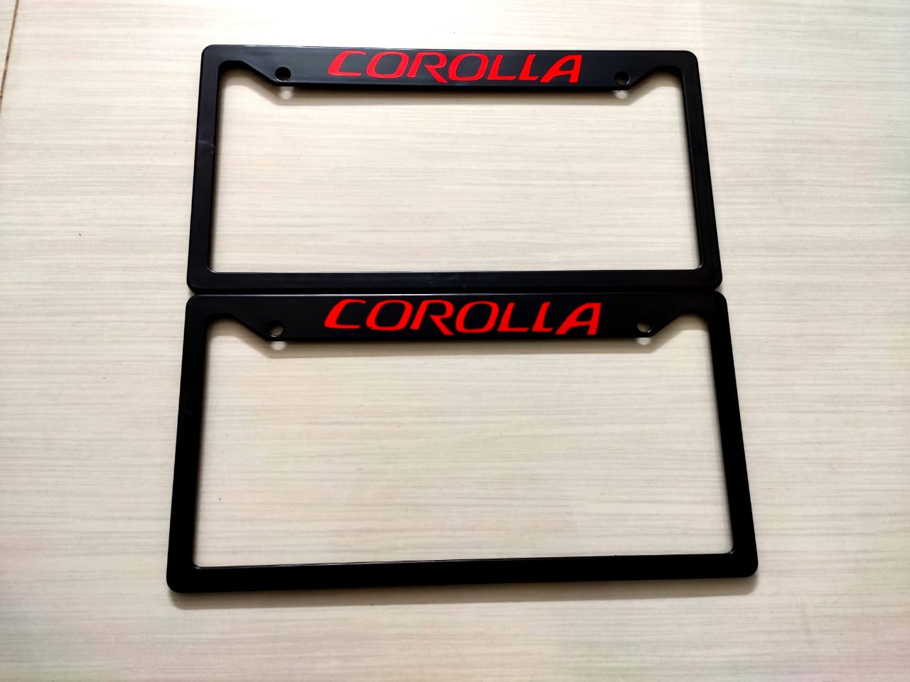 COROLLA-Car Number Plate Frame, Car License plate- (2PC/SET) | Daraz.com.bd