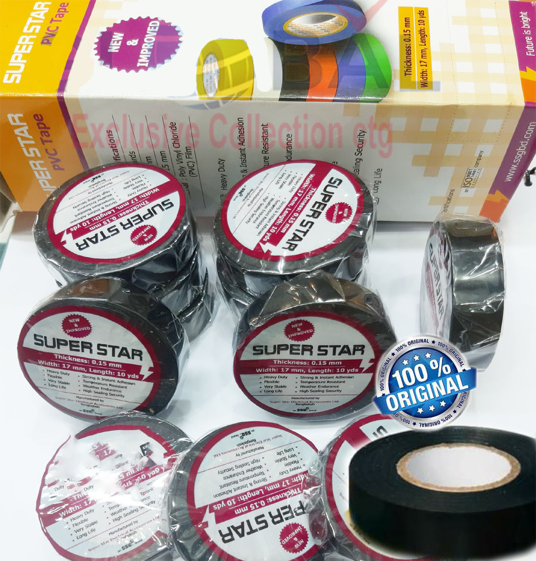 PVC Tape Professional Super Star Tape 1 Piece | Daraz.com.bd