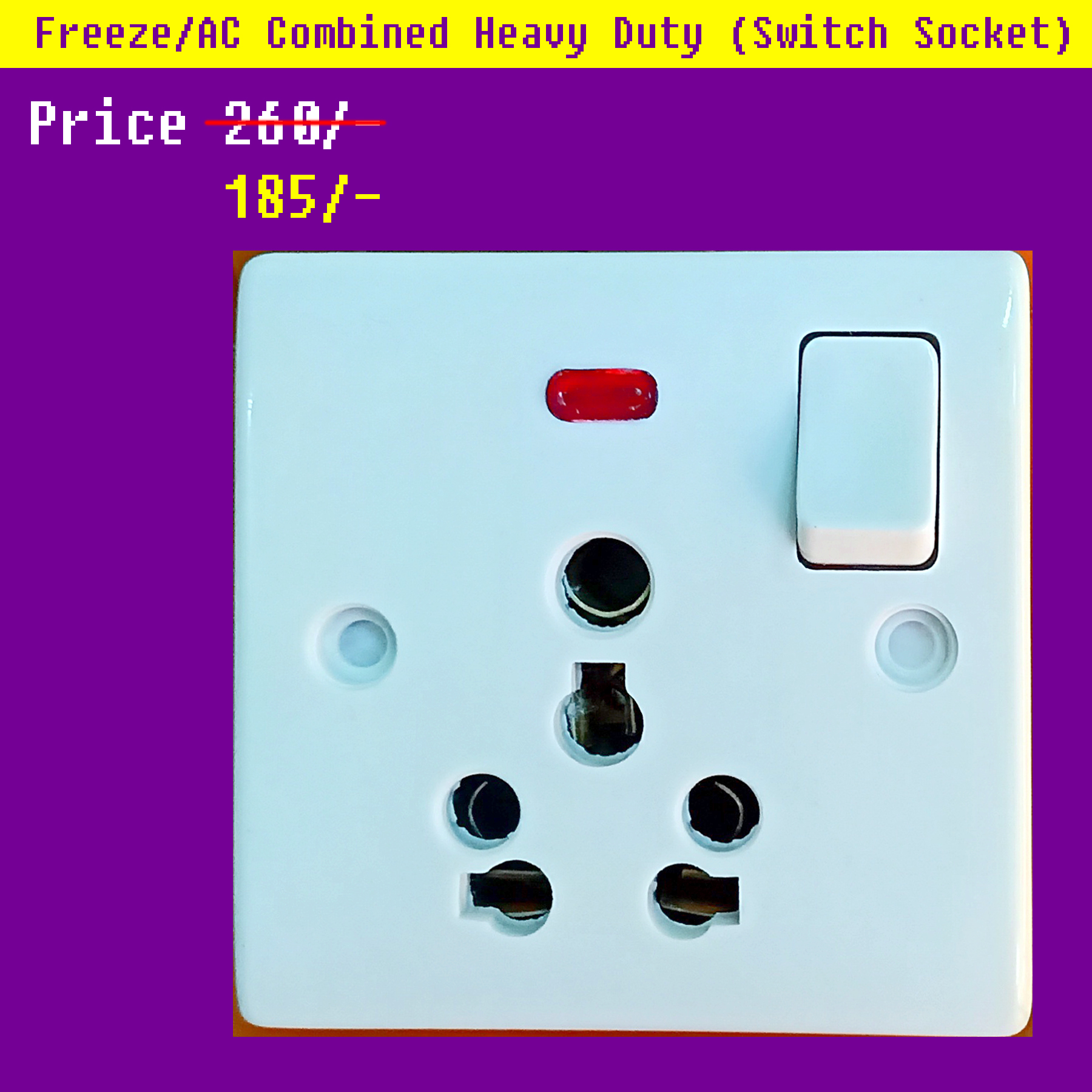 Freeze/AC Combined Heavy Duty (Switch Socket) | Daraz.com.bd