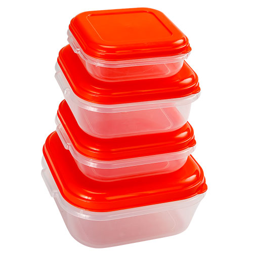 RFL Fresco Sq. Container 4 Pcs Set | Daraz.com.bd