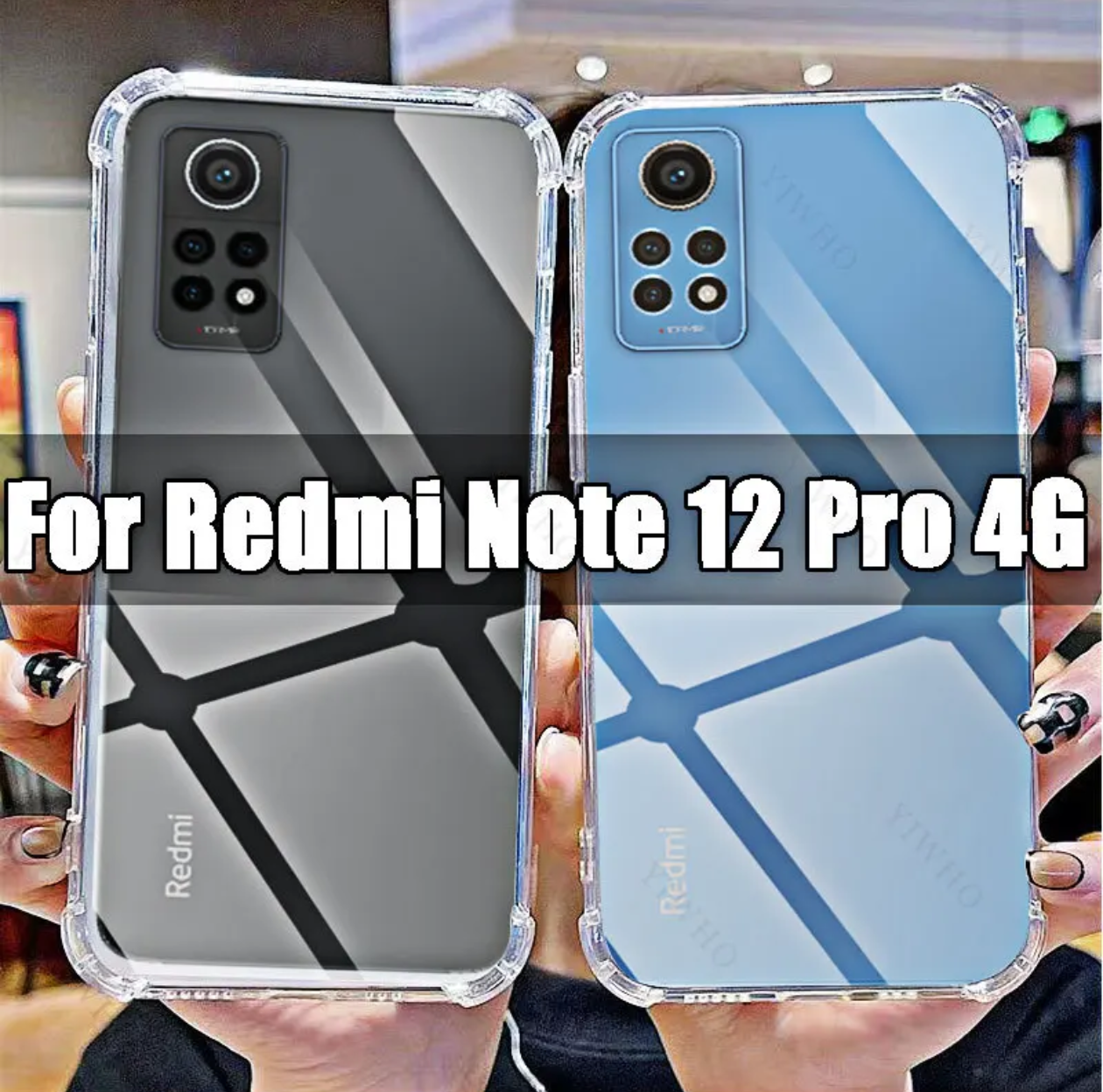 Xiaomi Redmi Note 12 pro 4G Transparent case / Back Cover
