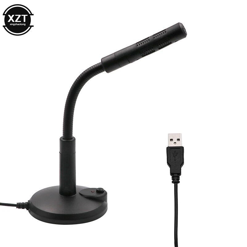 USB Microphone Computer Microphone Plug Play Studio PC Microphone for ...
