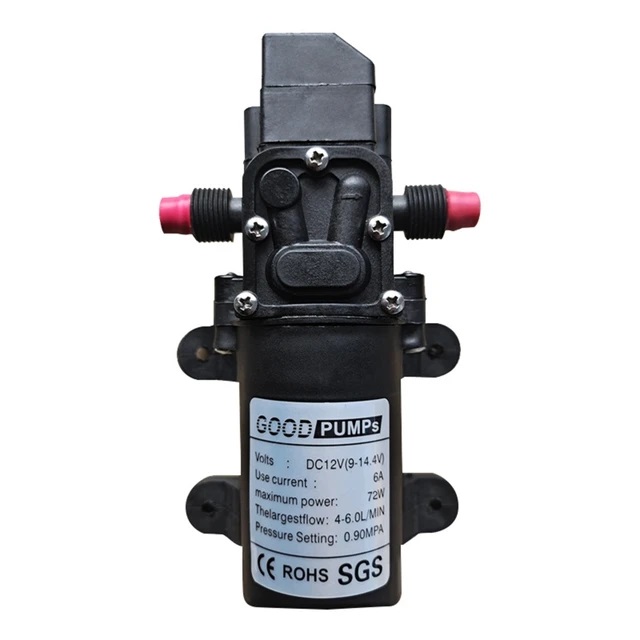 12V DC Water Pump Diaphragm Pump 12 Volt Self Priming Sprayer Pump with ...