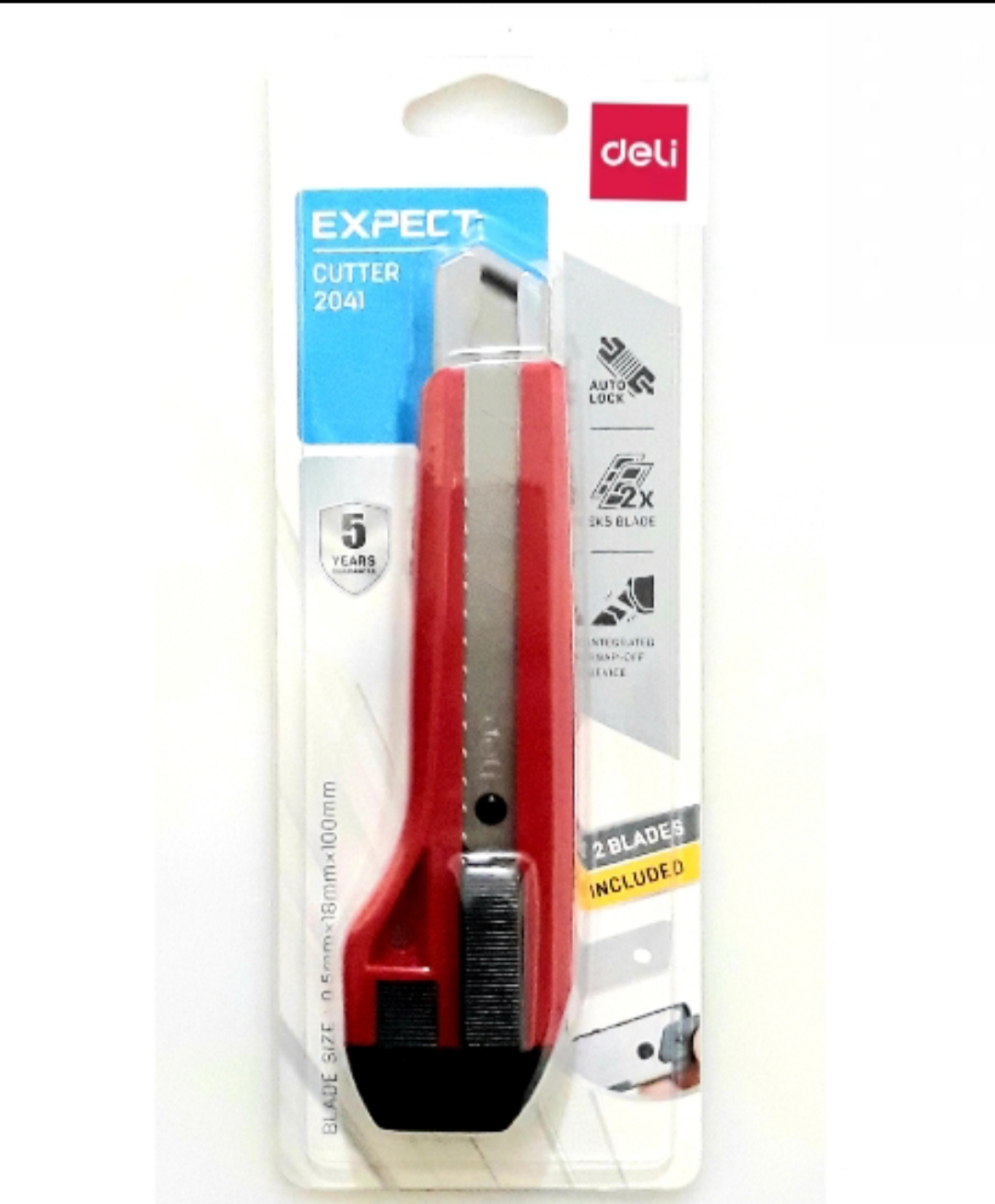 Deli Expect Anti Cutter Model 2041 Colour- Red | Daraz.com.bd