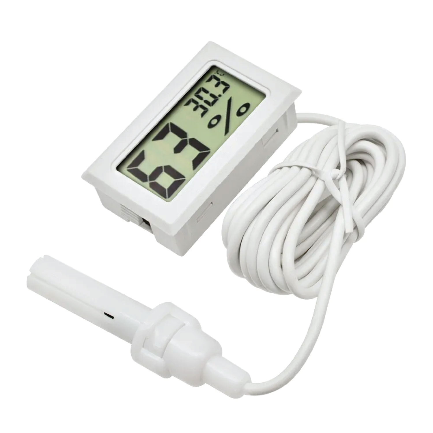 Mini LCD Thermometer Hygrometer Fridge Freezer Temperature Humidity ...
