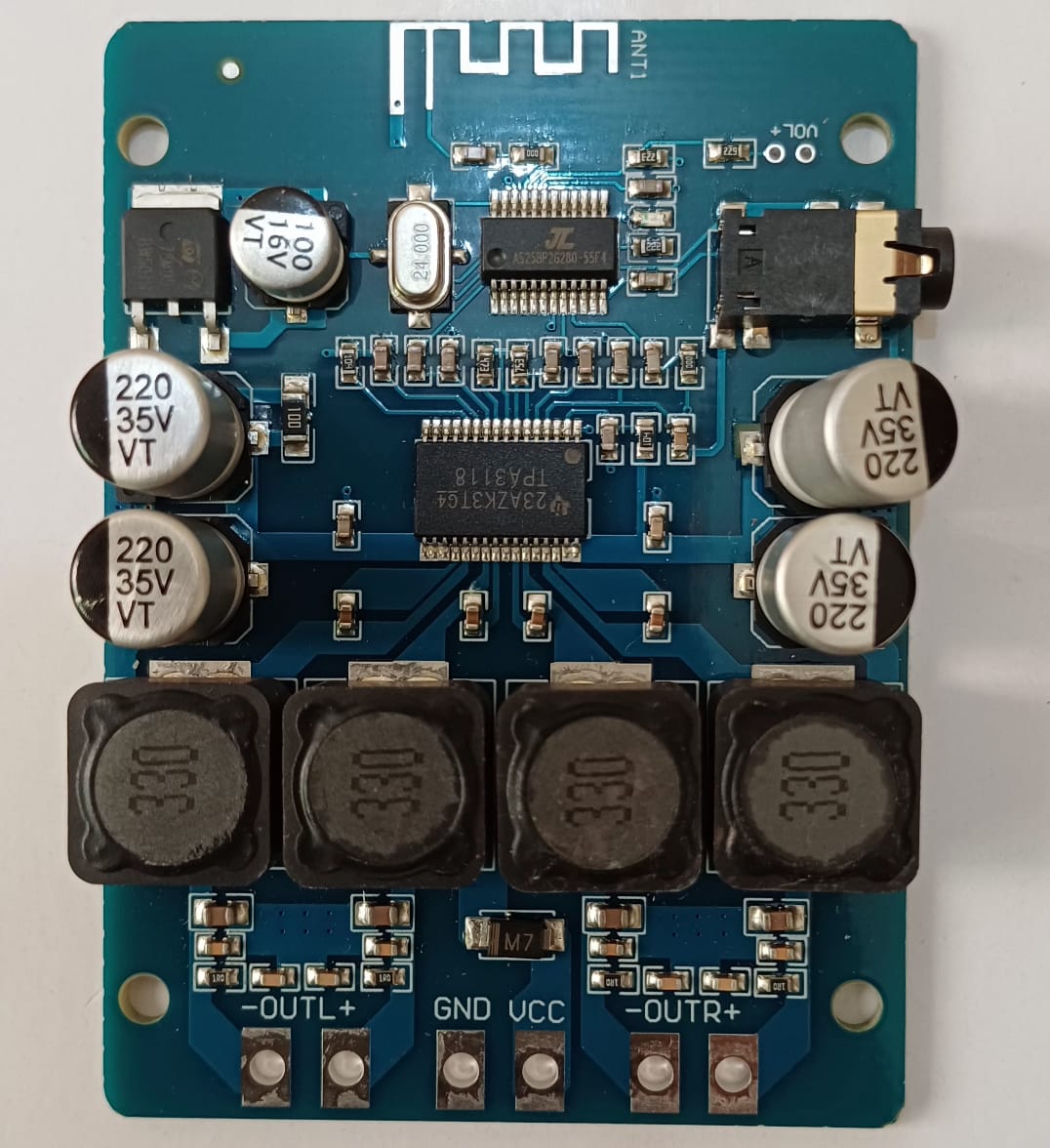Digital Power Amplifier Board Dual Channel Output 4~8ohm ABS 2 Channel ...