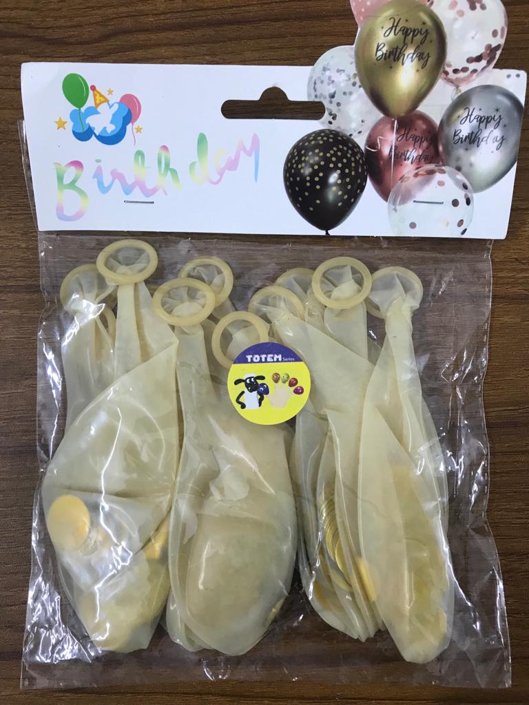 TOTEM Confetti/Transparent Balloon with Chips (10pcs) | Daraz.com.bd