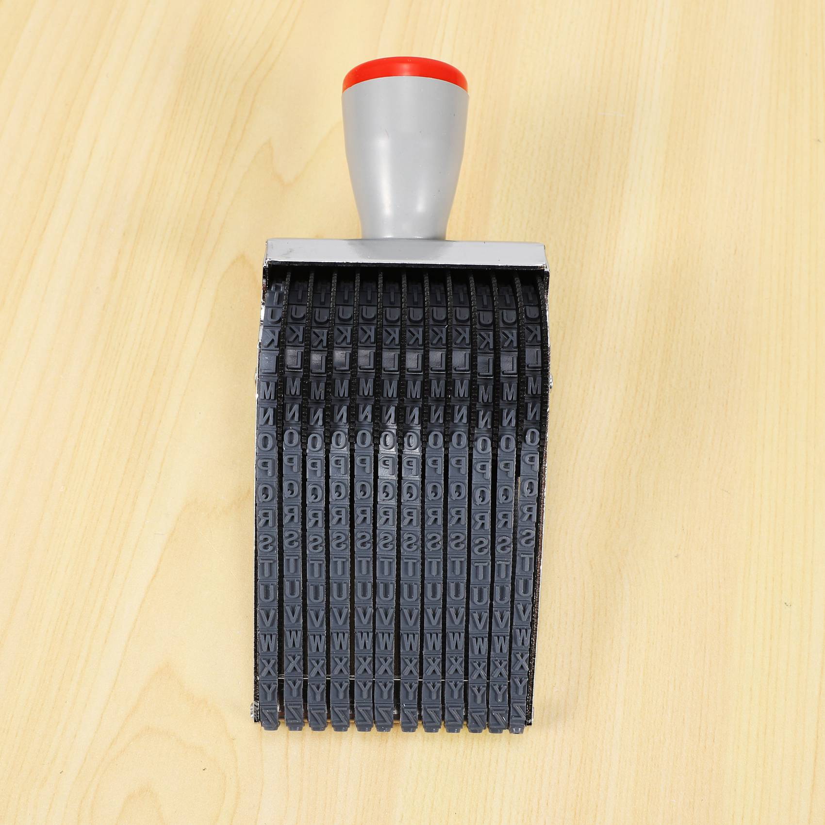 Multipurpose 12 Digit Alphabet Rolling Rubber Stamp English Roller ...