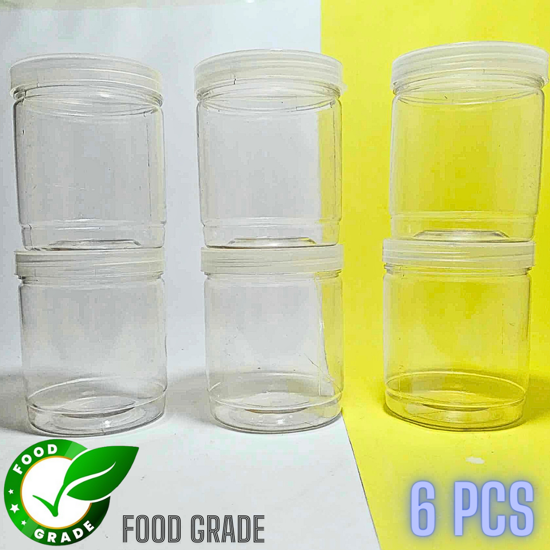 Plastic jar ( 250 GM ) 6 Pcs . storage for MASALA . Keep your spices ...