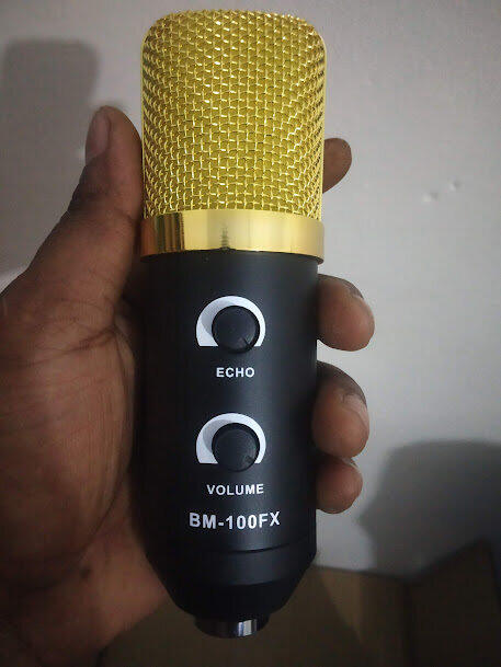 BM-100FX USB Powered Condenser Studio Recording Microphone with Noise ...
