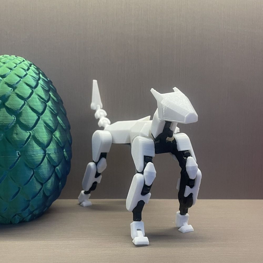 Creative Desktop Decoration 3D Printed Mechanical Dog Shapeshift Robot ...