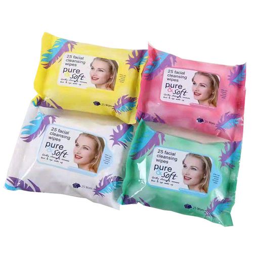 PURE & SOFT FACIAL CLEANSING WIPES (25 Tissues) | Daraz.com.bd