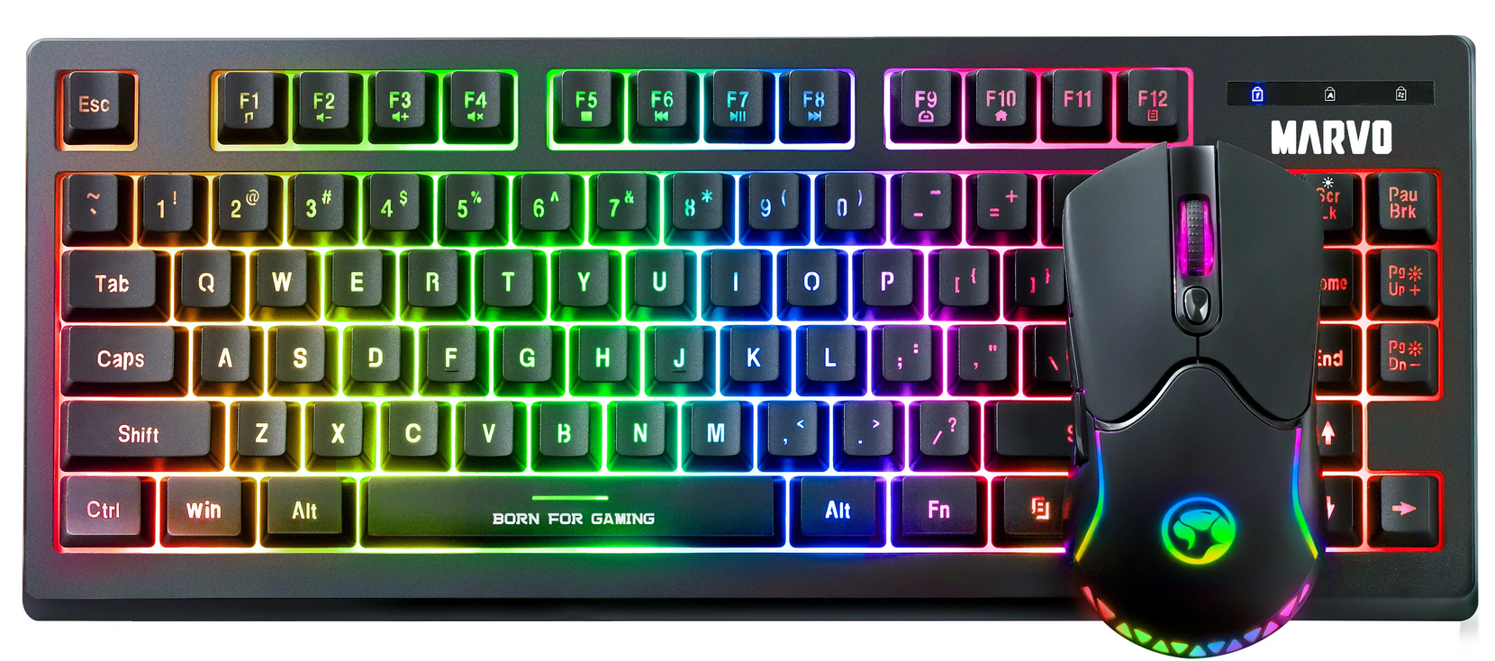 MARVO KW516 Wireless Mouse and Keyboard Gaming Combo | Daraz.com.bd