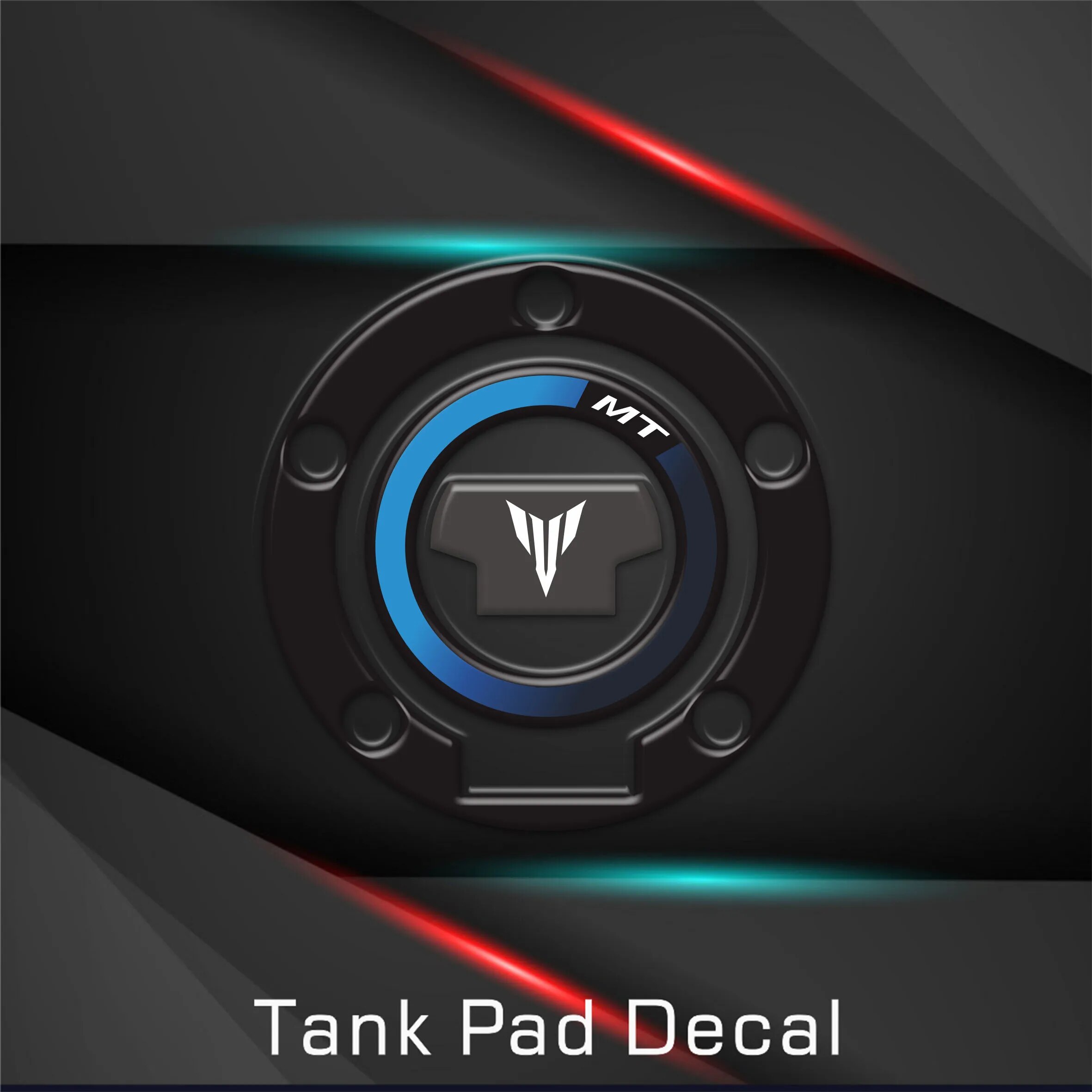 1 Pcs Reflective Vinyl Mt Logo Motorcycle Sticker Tank Decals ForMt07 ...