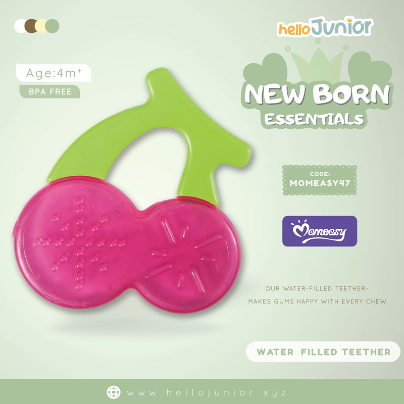 Momeasy water filled Teether 4m+,pink | Daraz.com.bd