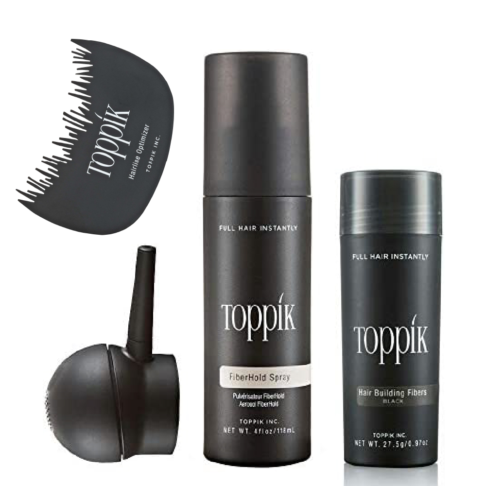 Toppik 4 in 1 Hair Fiber Combo set | Daraz.com.bd