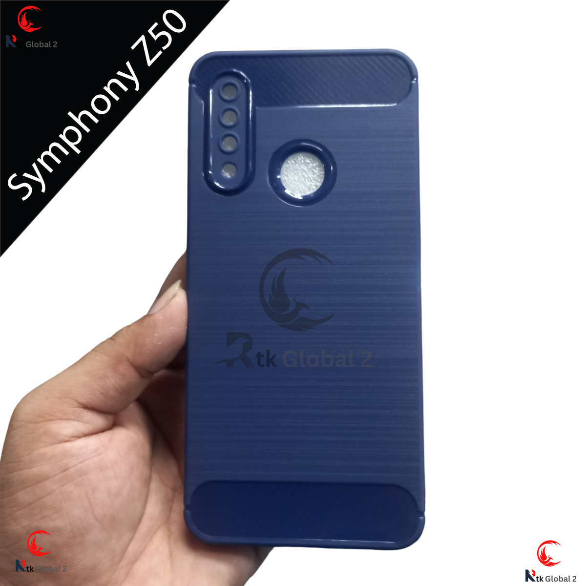 Symphony Z50 Back Case Carbon Fiber Soft Premium Silicone Luxury ...