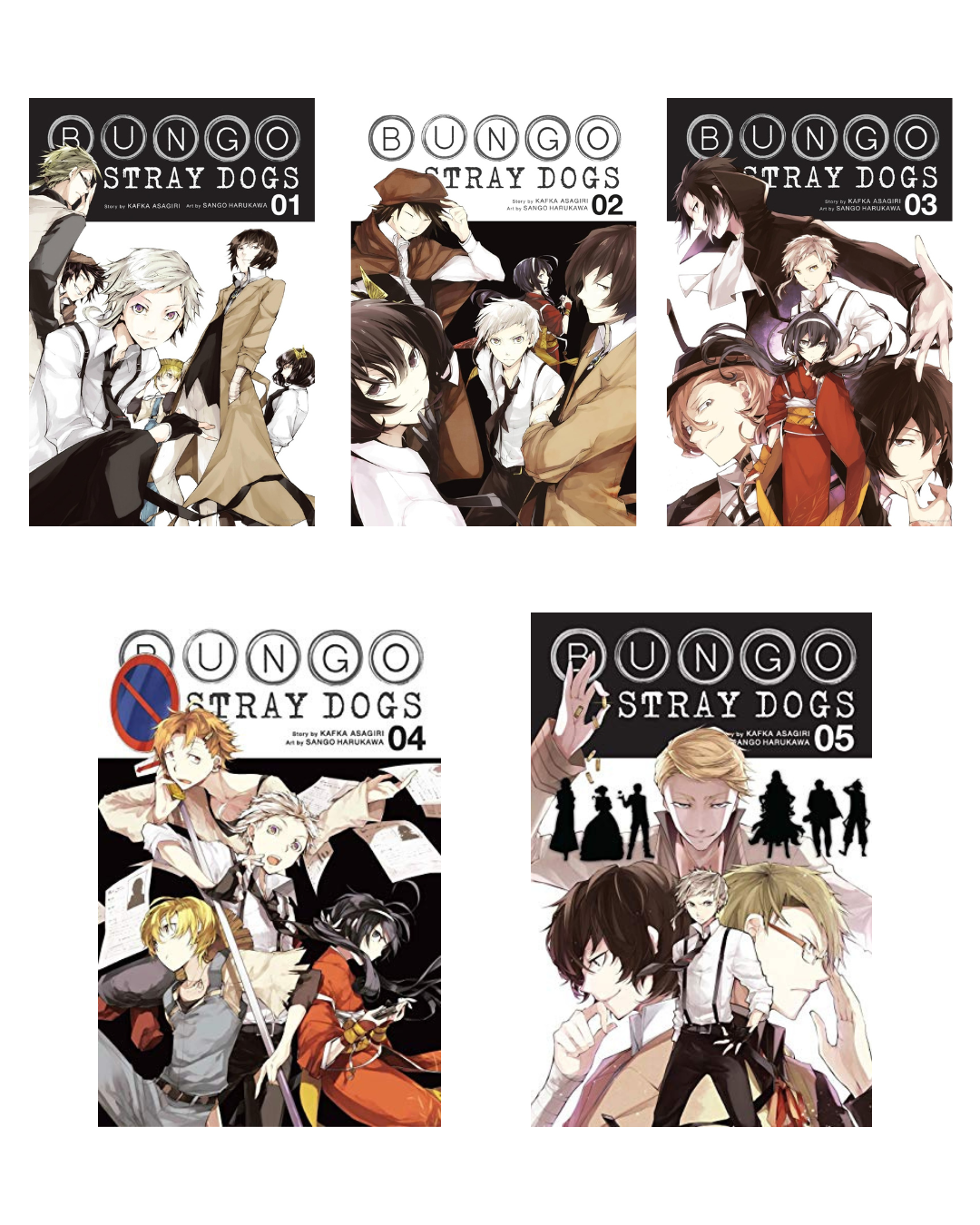 Bungo Stray Dogs, Vol. 1-5 | Daraz.com.bd