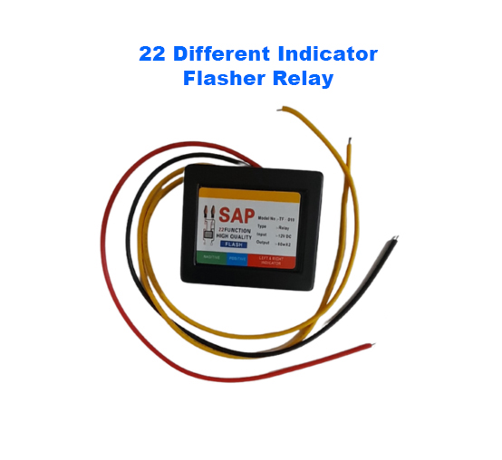 Universal Bike Hazard Flasher Relay 22 Different Pattern Flasher Relay ...