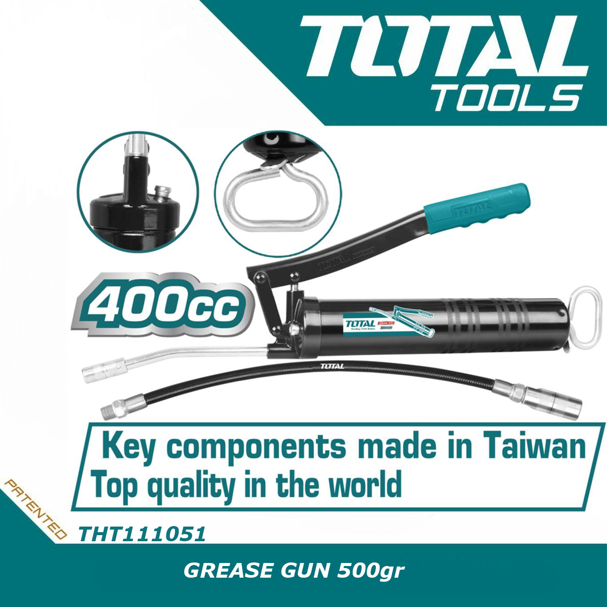 Total Grease Gunn 500Gr (Tht111051) | Daraz.com.bd