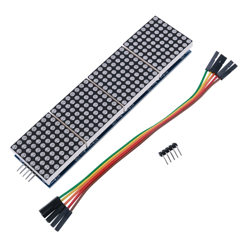 Business & Industrie 4 in 1 Dot Matrix MCU LED Anzeigemodule DIY Set fuer Arduino 5 PC ...