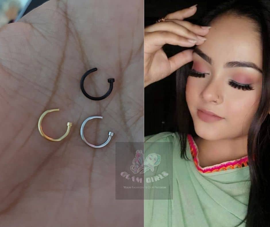 False Nose Ring Pierced Fake Nose Pin | Daraz.com.bd