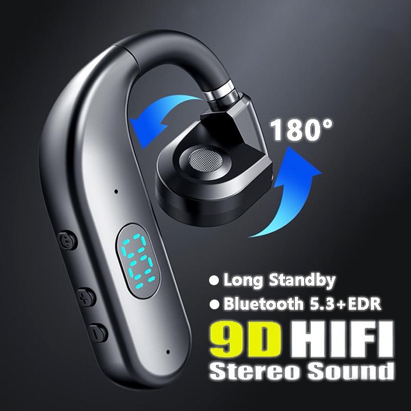 【High-quality】 Wireless Bluetooth 5.3 earhook headphones business ear ...