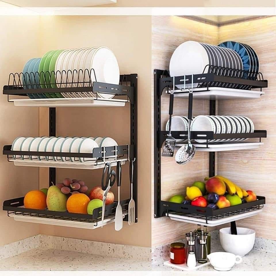 Wall Fitting Kitchen Dish Rack | Daraz.com.bd