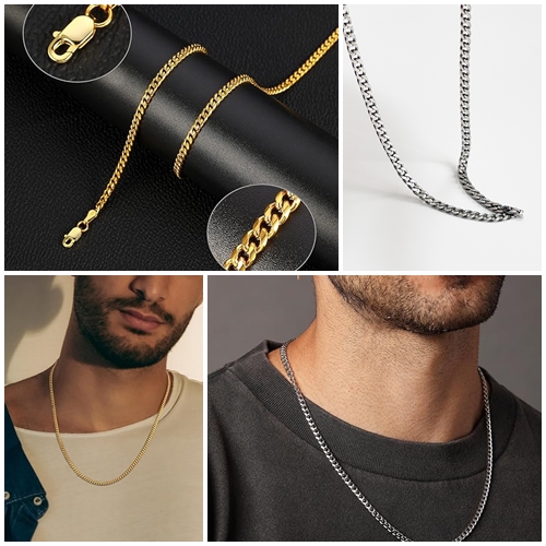 Fashion stylish Chain Stainless Steel Neck Chain for Men and Boys